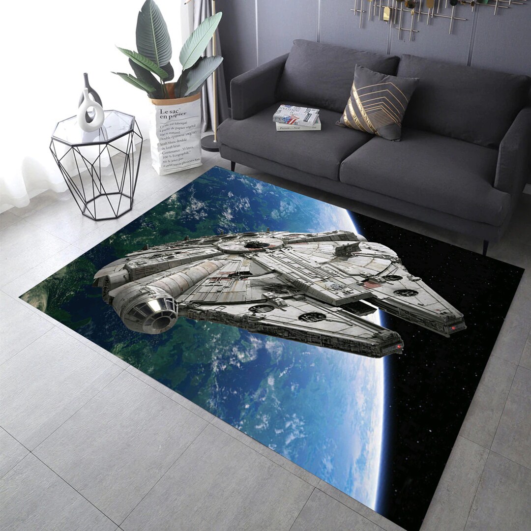 Star Wars Millennium Falcon Rug, Star Wars Area Rug, Star Wars Rug ...