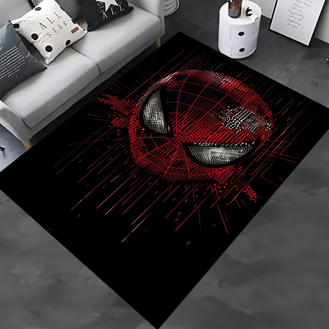 Spider Man Rug, Rain Code Spider Man Rug, Illustration Spider Man ...