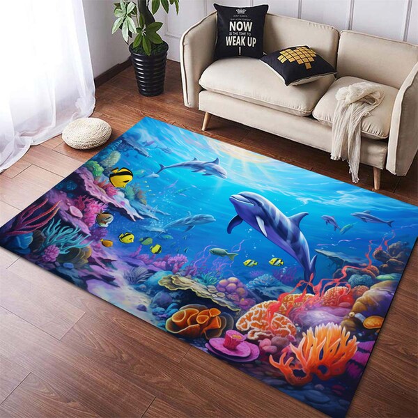 Ocean Rug - Etsy