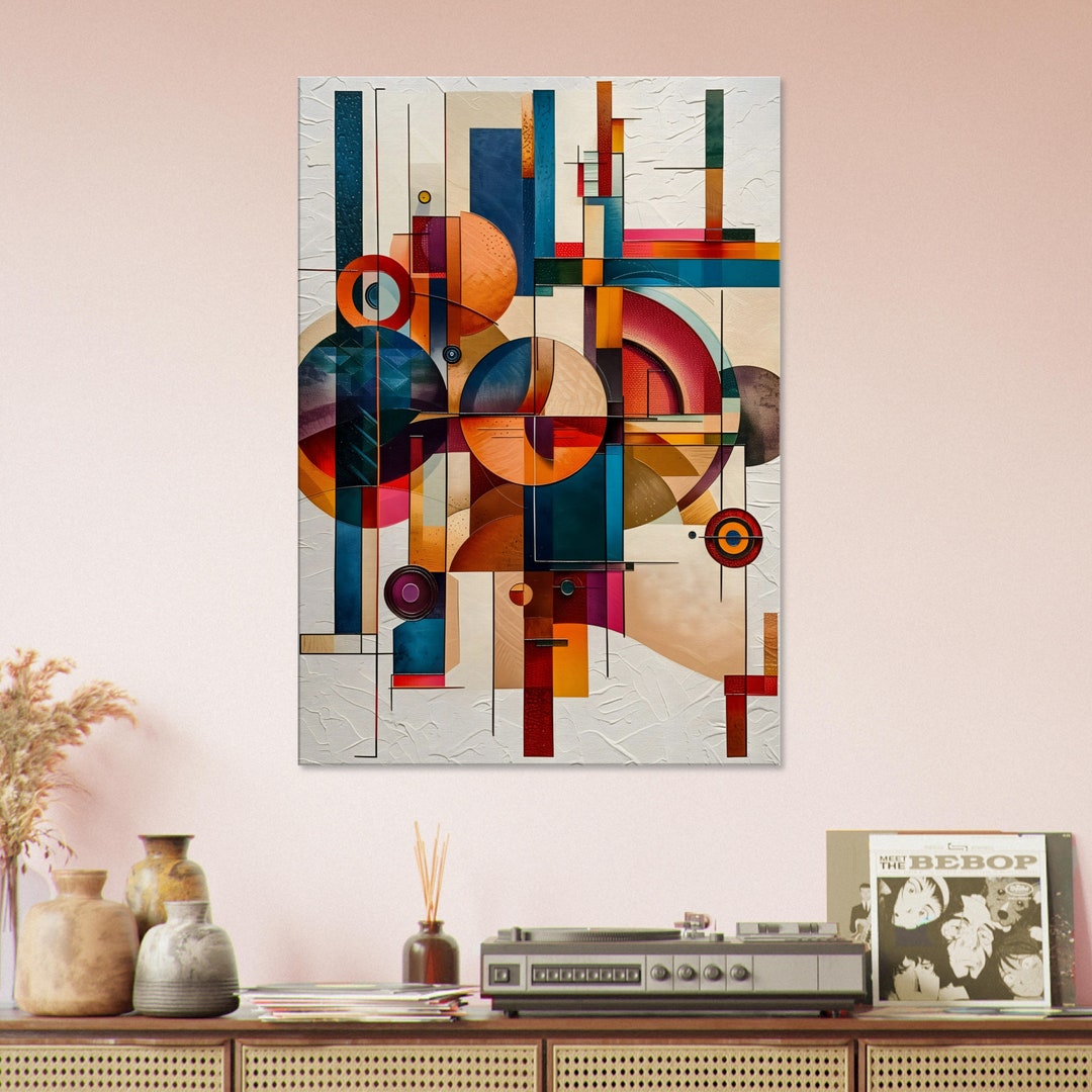 Kandinsky Style Canvas, Kandinsky Poster, Kandinsky Style Wall Art ...