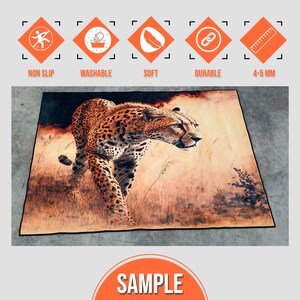 Exotic Animal Skin Fractal Pattern Rug, Animal Skin Illusion Rug ...