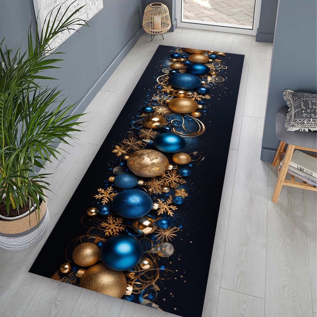 Christmas Decoration, Merry Christmas Runner, Snowflakes Runner, Xmas ...