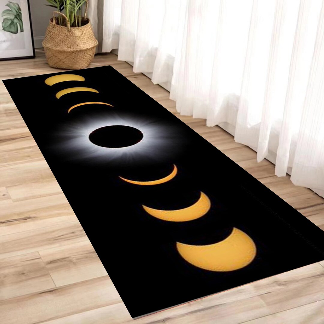 Annular Eclipse Rug, Solar Eclipse Runner, Annular Solar Eclipse Rug ...