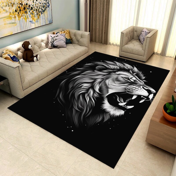 Lion Rug - Etsy
