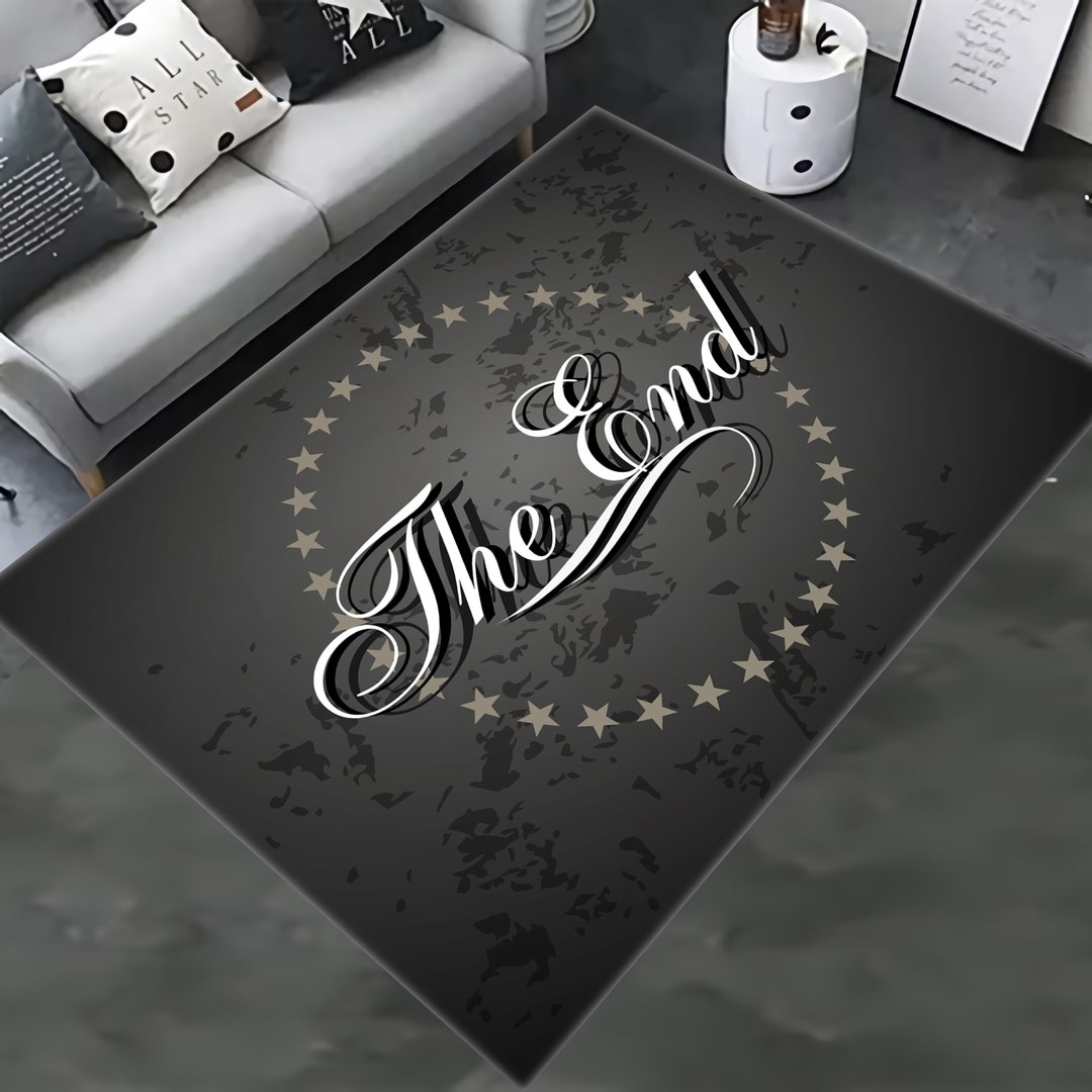 The End Rug Home Cinema Rug Cinema Rug Movie Rug Movie - Etsy