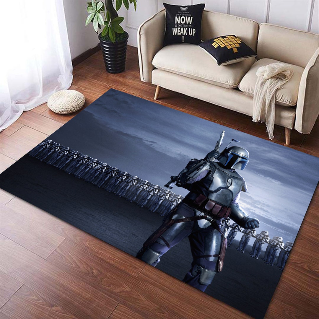 Jango Fett Rug, Clone Army Star Wars Rug, the Mandalorian Rug ...