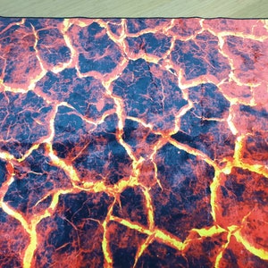 Bright Color Lava Look Rug, Lava Rug, Lava Carpet, the Floor is Hot ...