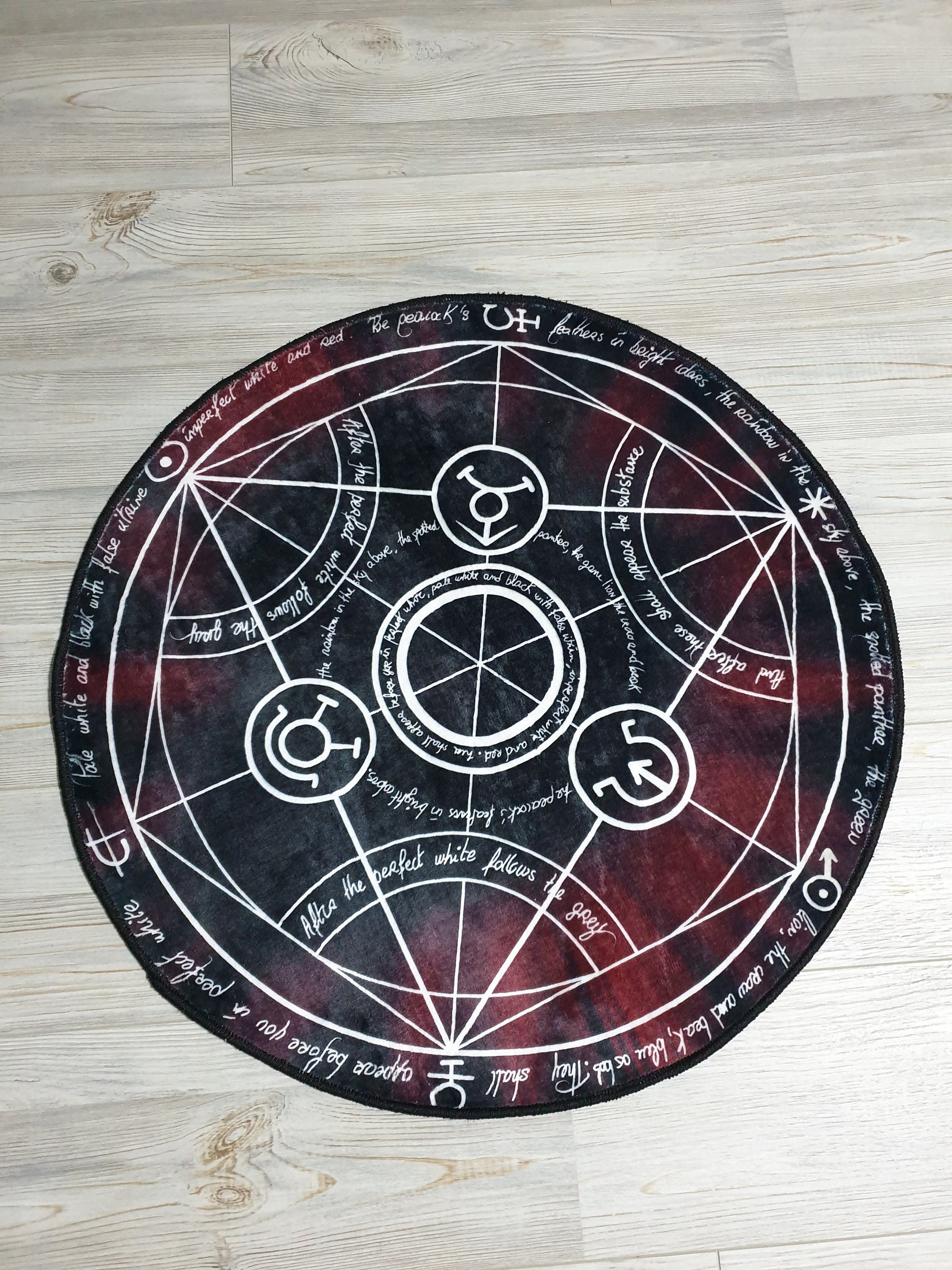 Full Metal Transmutation Rug FMA Area Rug FMA Rug Fma - Etsy