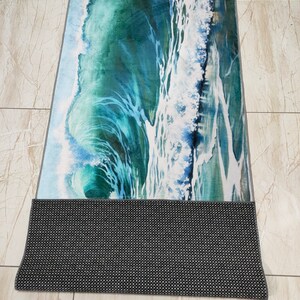 Ocean Waves Runner, Surfing Waves Runner, Beach Runner, Clear Sea Rug ...