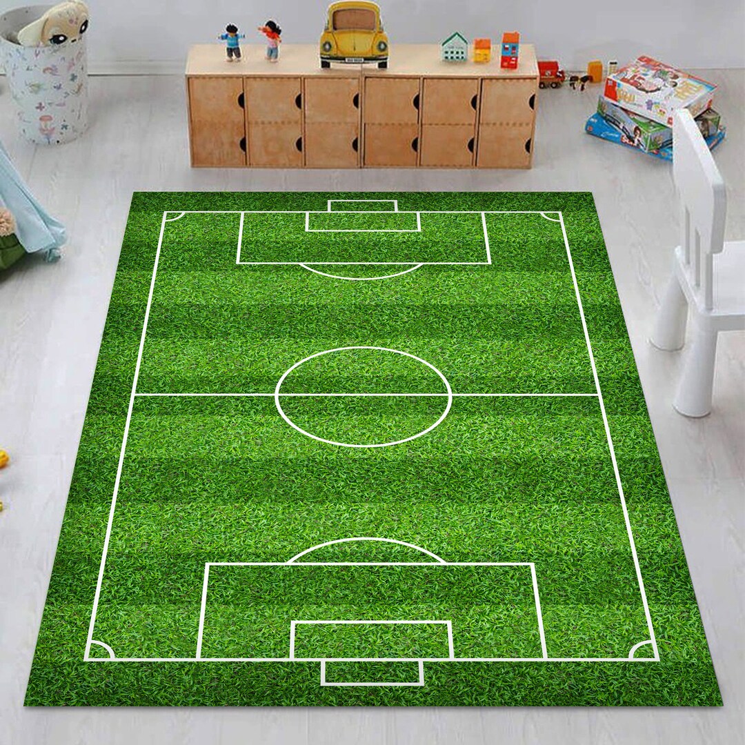 Soccer Field Rug Soccer Rug Football Rug Football Field - Etsy