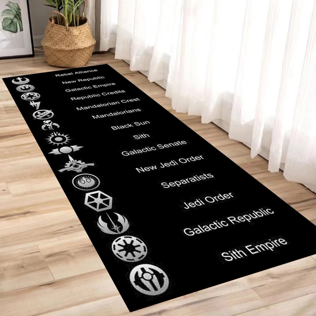 Star Wars Runner, Star Wars Symbols Runner, Star Wars Rug, Star Wars ...