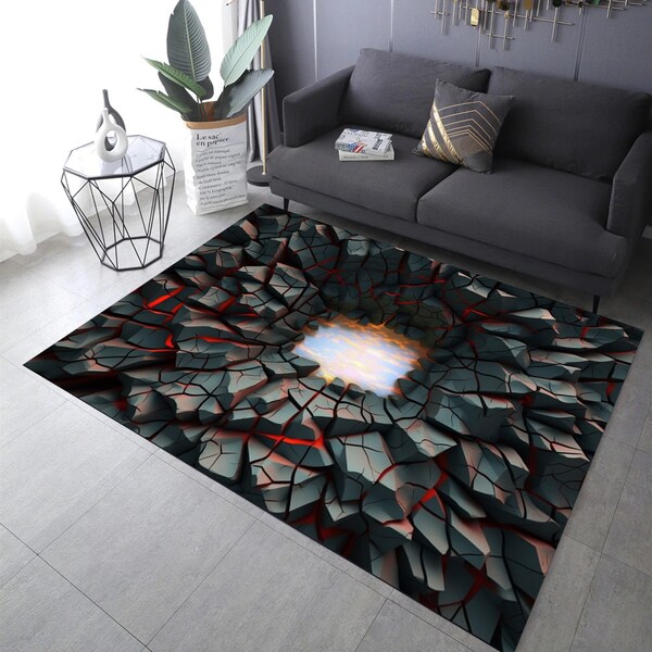 Hole in Floor Optical Illusion Rug - Etsy