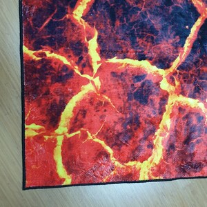 Bright Color Lava Look Rug, Lava Rug, Lava Carpet, the Floor is Hot ...