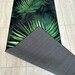 Palm Tree Leaves Runner, Jungle Leaf Runner, Rainforest Tropical Rug ...