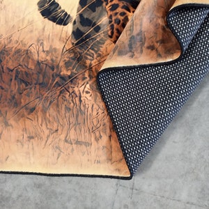 Exotic Animal Skin Fractal Pattern Rug, Animal Skin Illusion Rug ...