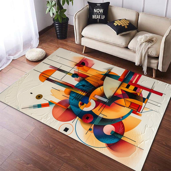Geometric Rug - Etsy