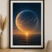 Glass Planet Wallpaper – Surreal Cosmic Ocean Background | Sci-fi ...