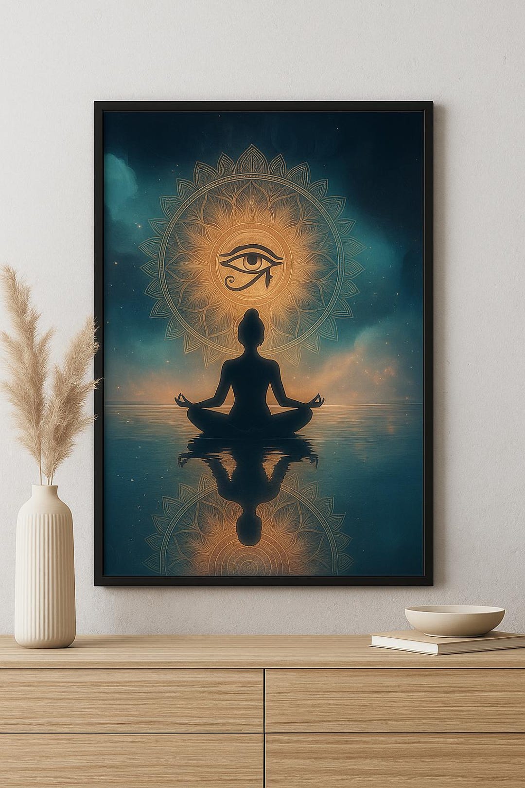Eye of Horus Poster • Sacred Mandala Wall Art • Spiritual Printable ...