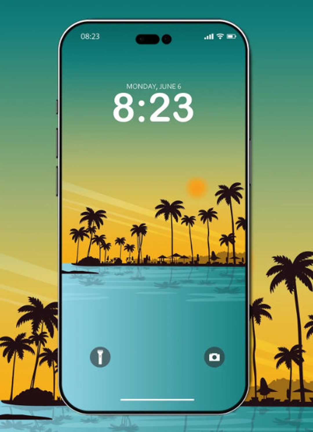 Phone Wallpaper | Digital Landscape Download | Landscape Wallpaper ...