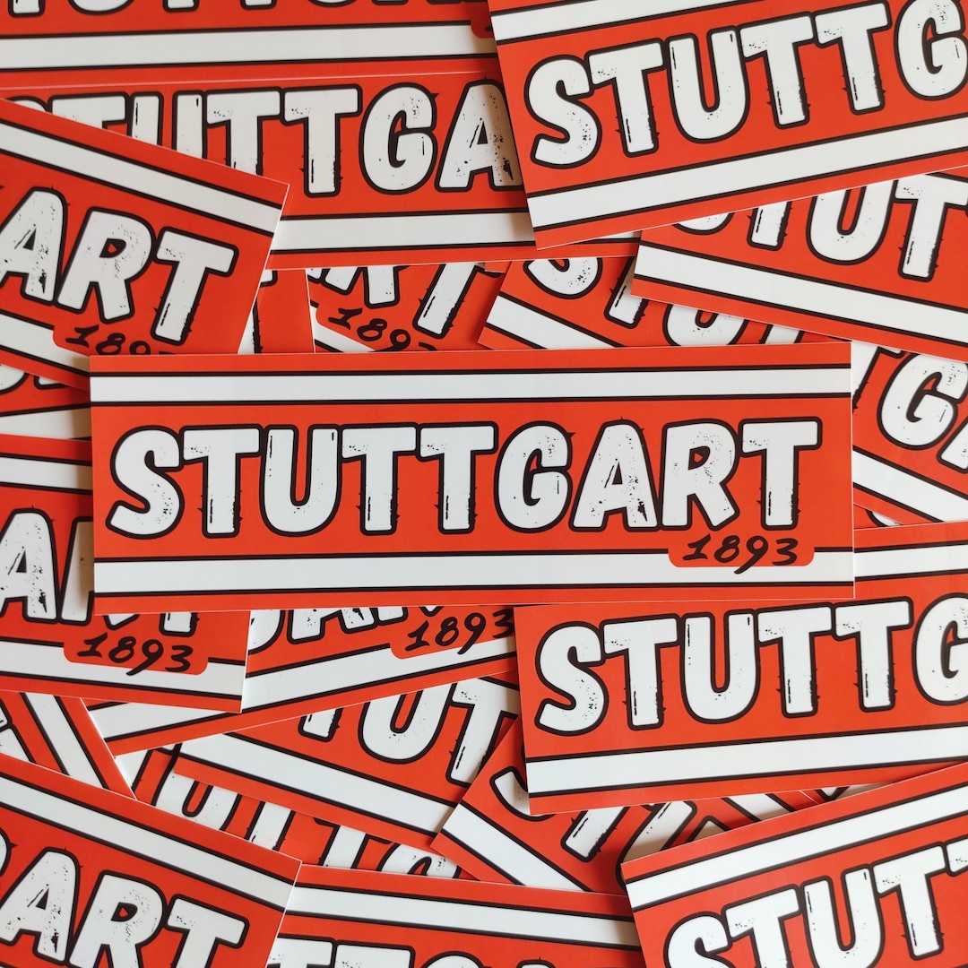 100x Stuttgart Stickers/ Football Stickers 1893/ Cannstatt/ Ultras/ Fan ...
