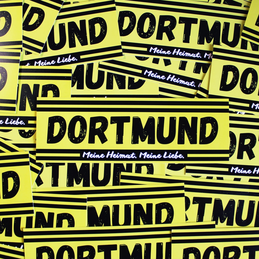 100x Dortmund Stickers/football Stickers Homeland/ultras/fan Items/100 ...