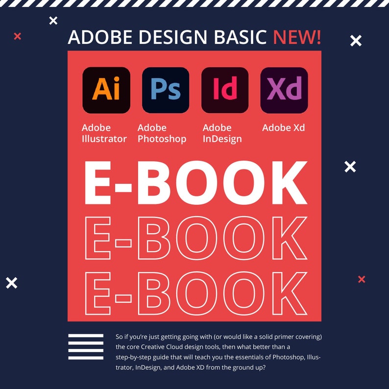 Adobe Graphic Design Software E-book - Etsy
