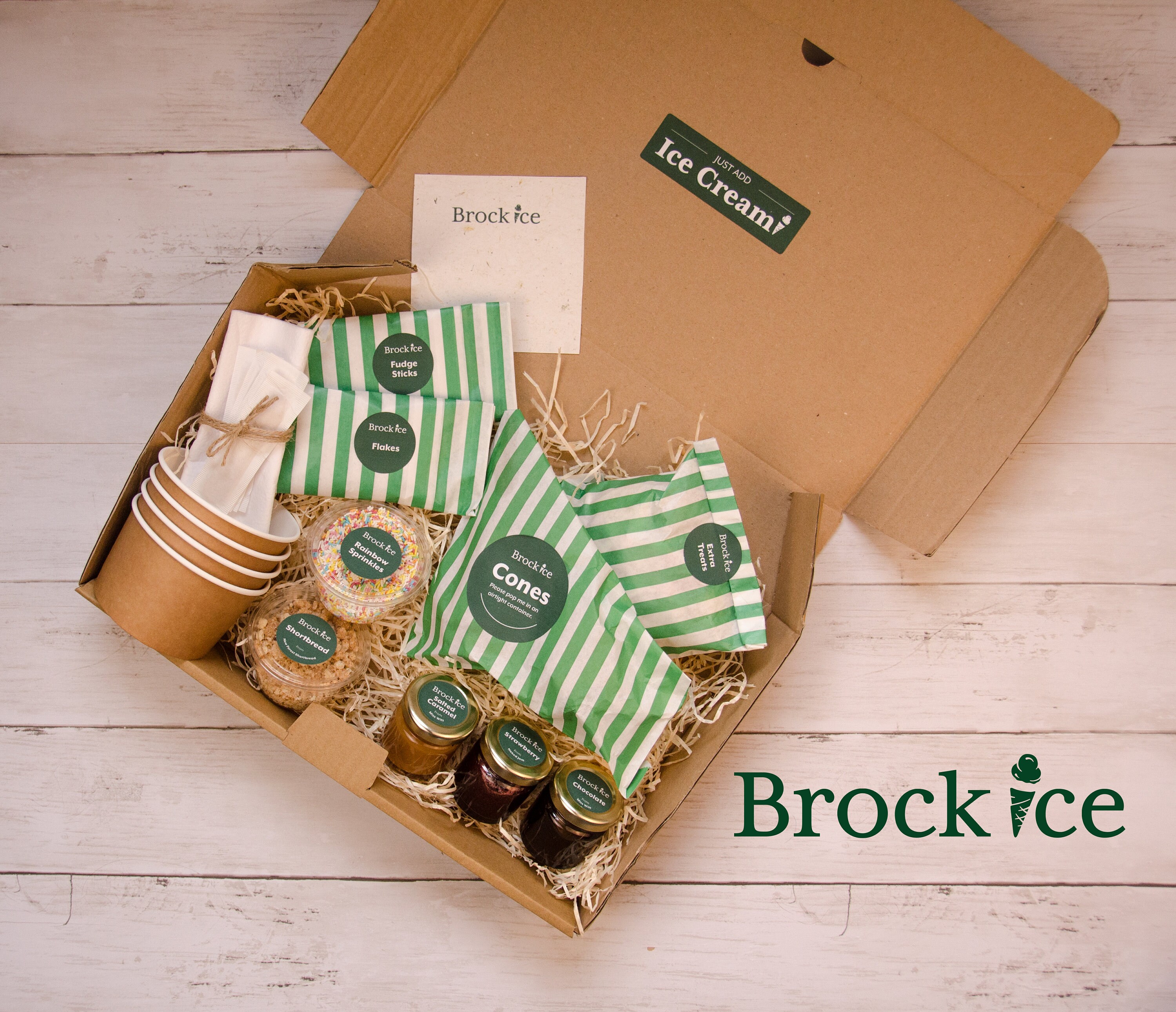 Ice Cream Sundae Kit, Ice Cream Treat Box, Ice Cream Hamper - Etsy UK