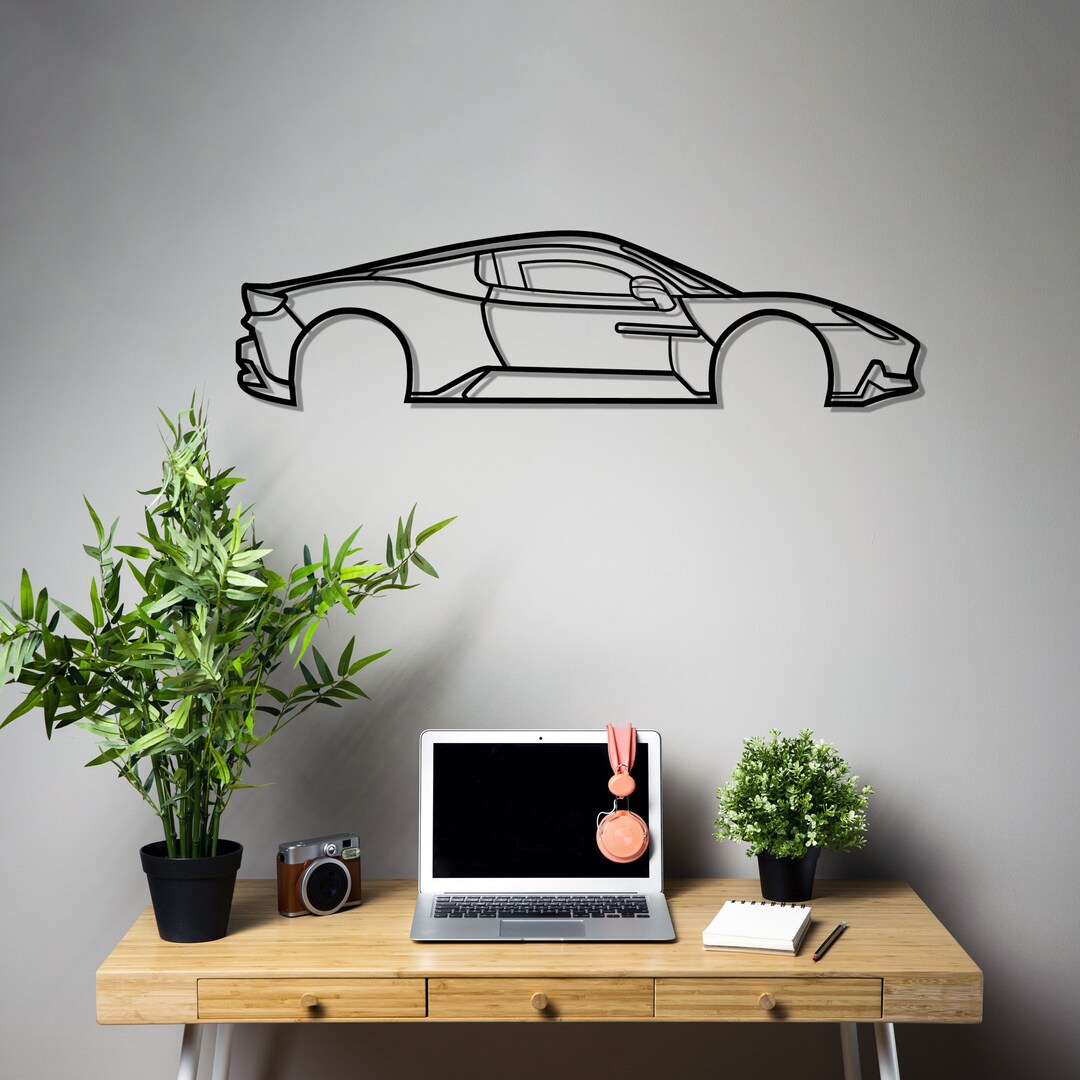 Metal Car Wall Art, MC20 Wall Decor, Automotive, Car Guy Gift, Car ...