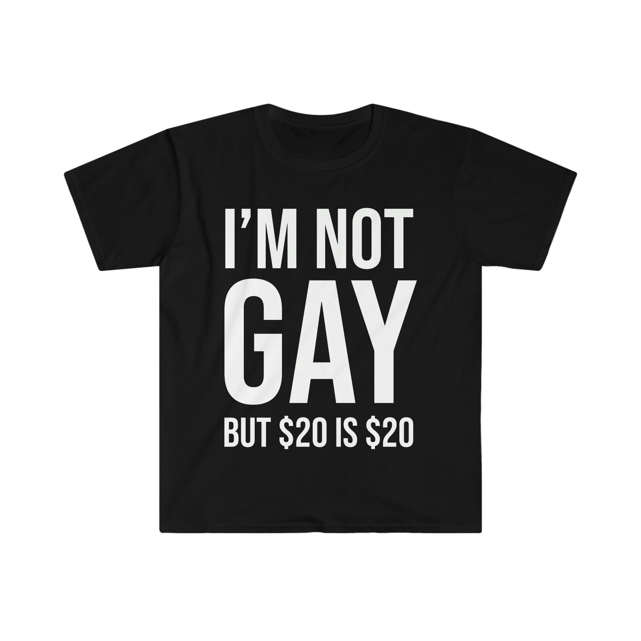 I'm Not Gay but 20 is 20 T-shirt - Etsy