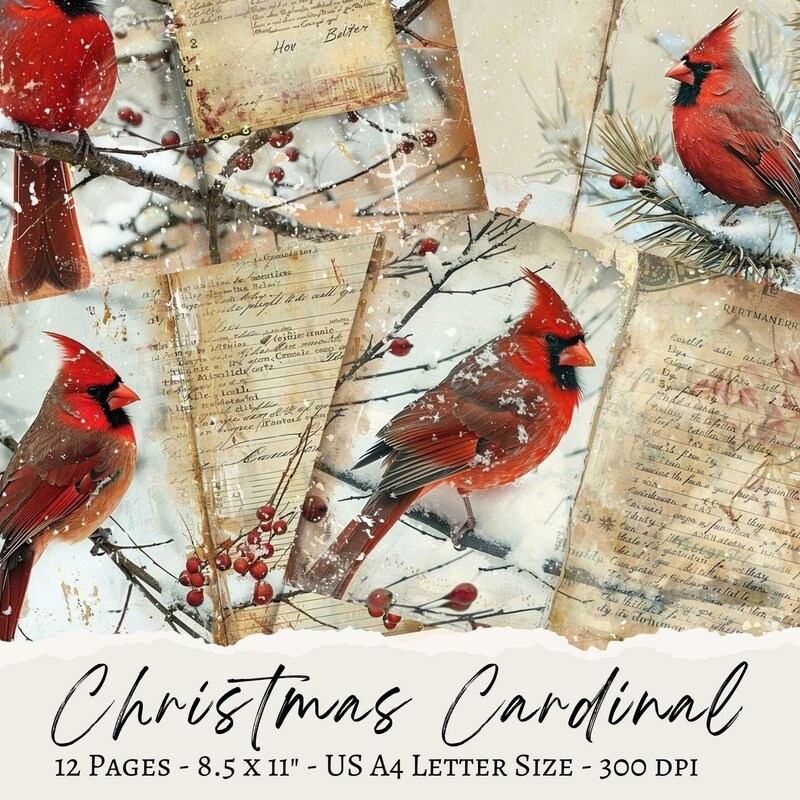 Cardinal Printable - Etsy