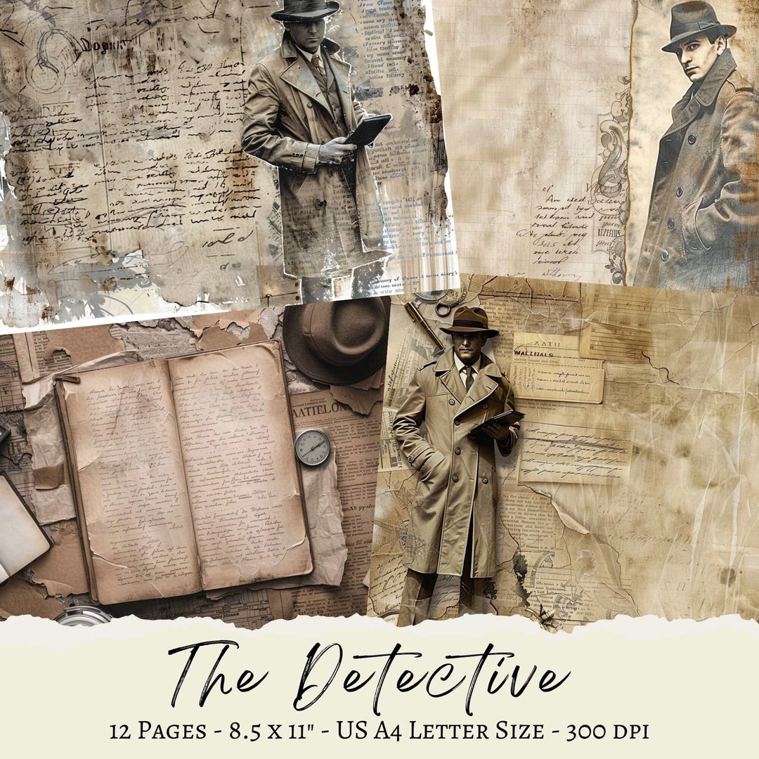 The Detective Junk Journal, Crime Pages, Investigation Pages, Crime ...