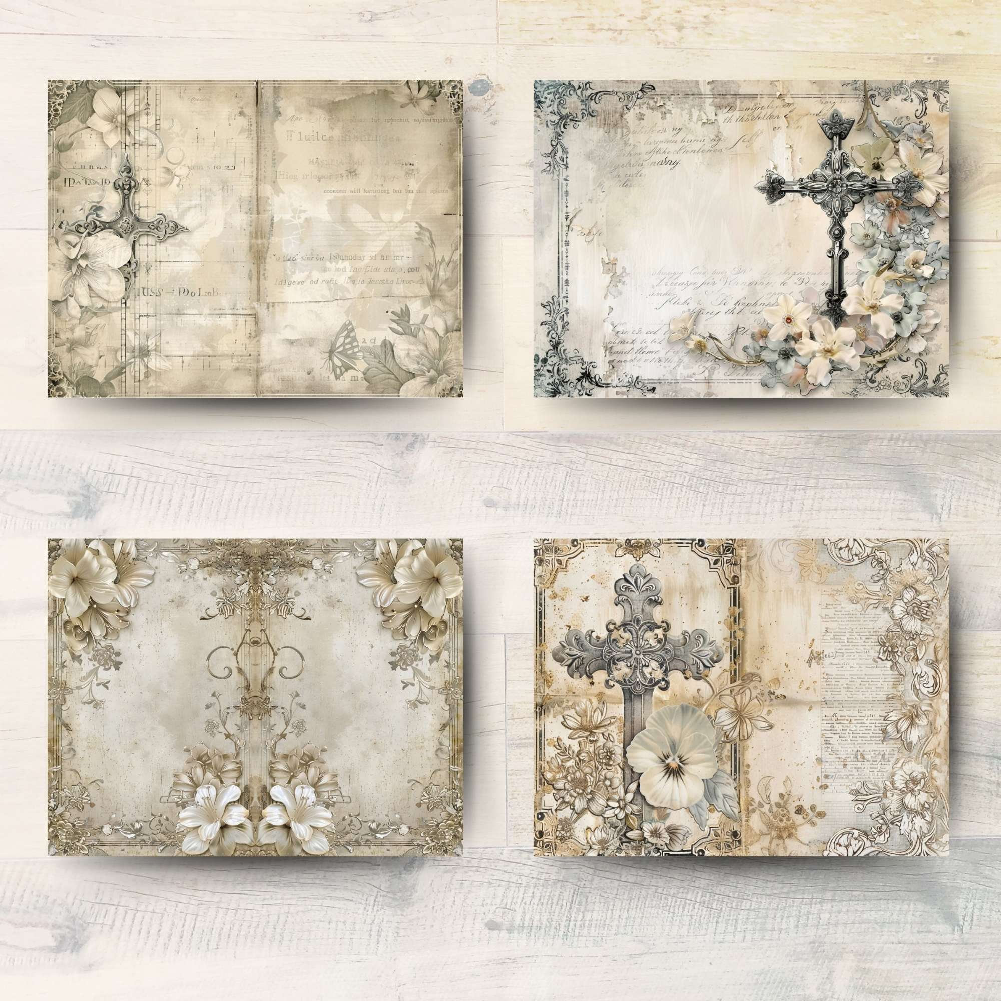 Silver Scripture, Junk Journal ,digital Download, Bible, Daily ...