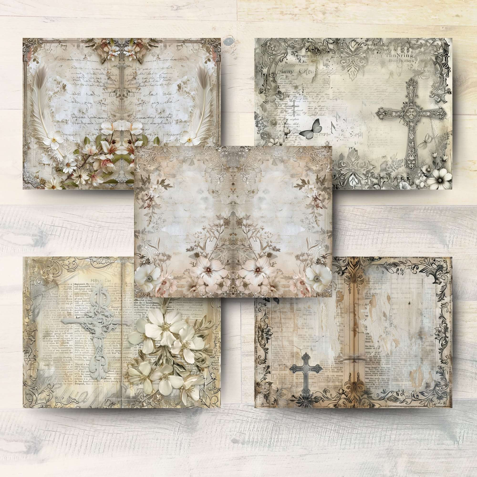 Silver Scripture, Junk Journal ,digital Download, Bible, Daily ...