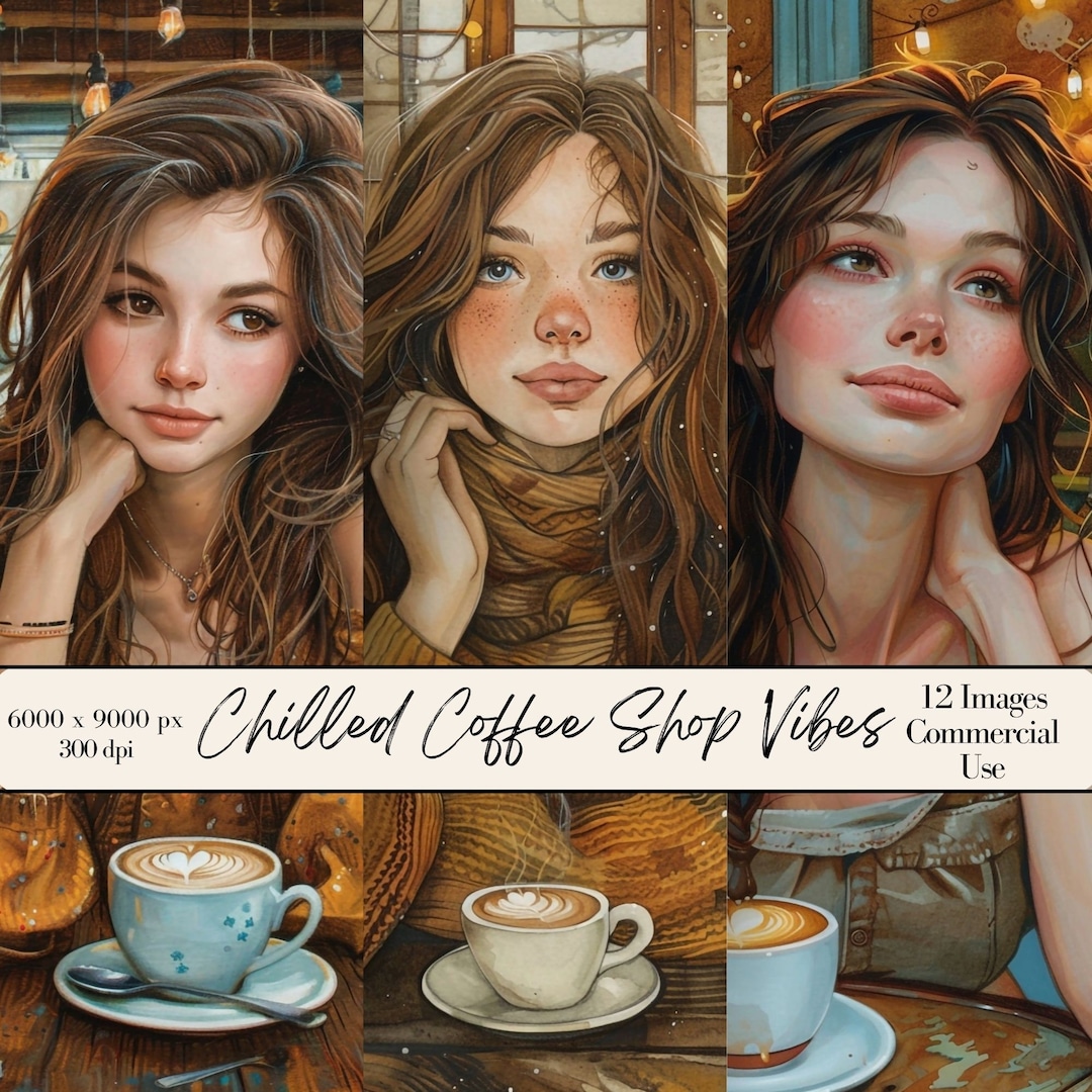 Coffee Shop Printable Paper Digital Download - Etsy