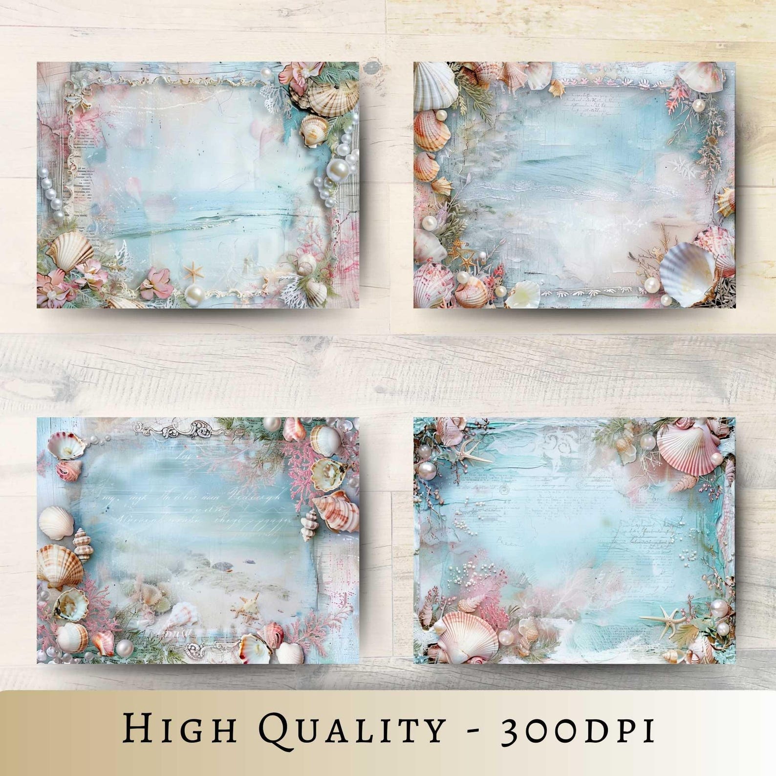 Beachcomber's Delight Junk Journal, Beach Journal Page, Beach Printable ...