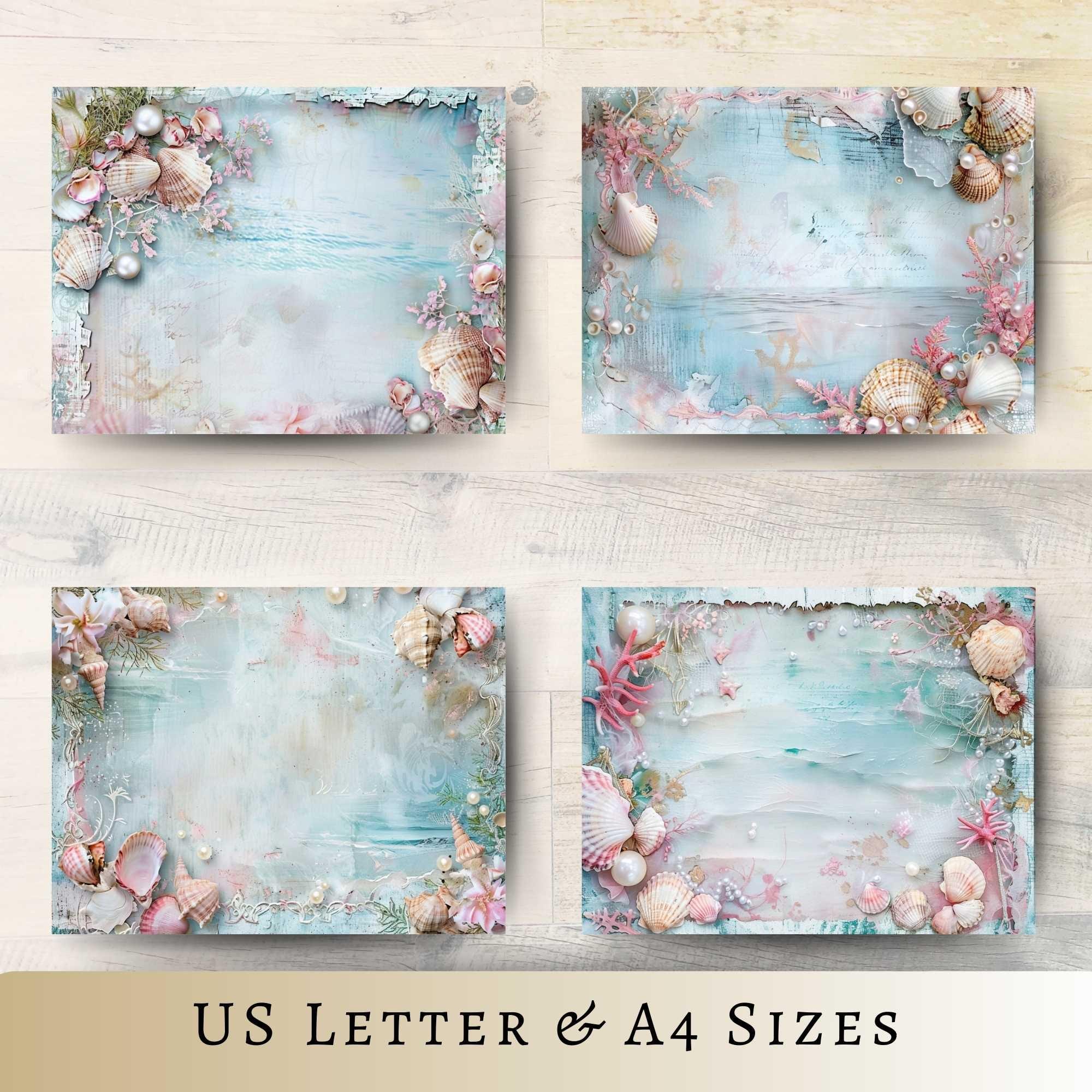 Beachcomber's Delight Junk Journal, Beach Journal Page, Beach Printable ...