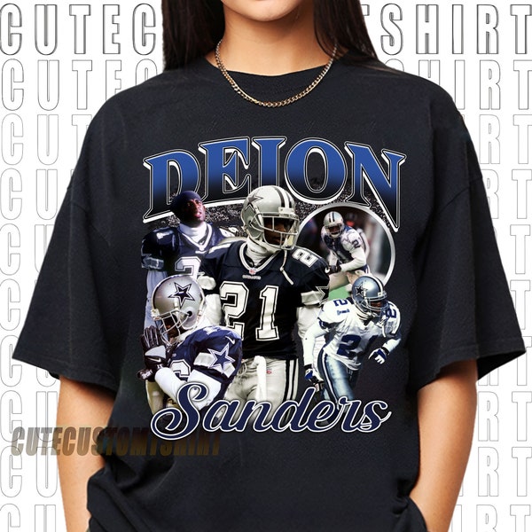 Deion Sanders T Shirts - Etsy