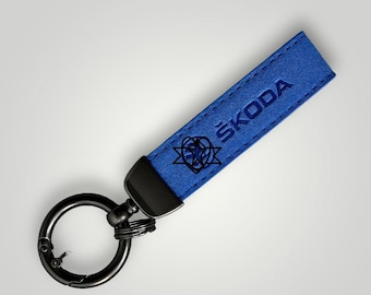 Skoda Style Colours Octavia Fabia Vrs WRC Rally Paracord Keyring ...