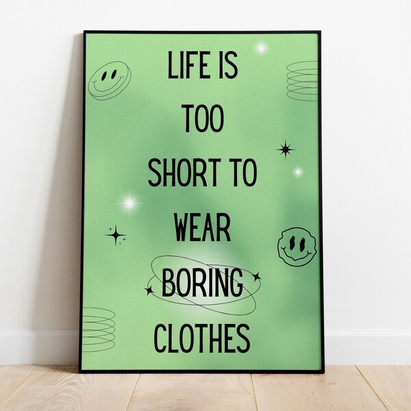 To Wear Boring - Etsy