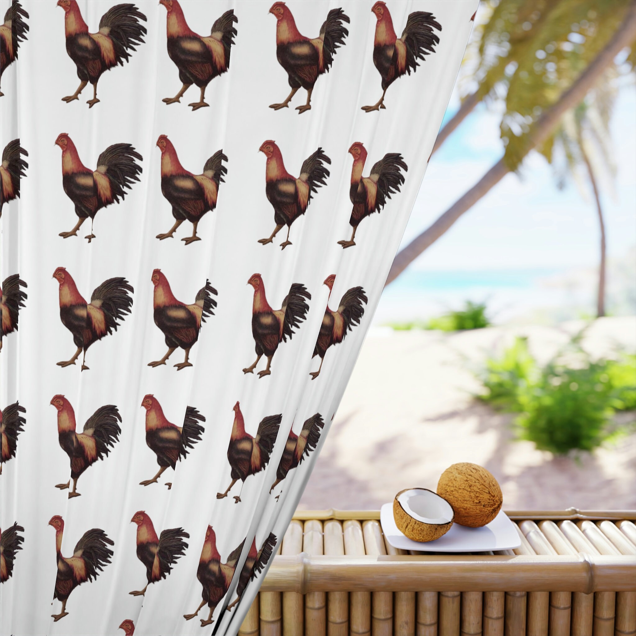 Rooster Curtains
