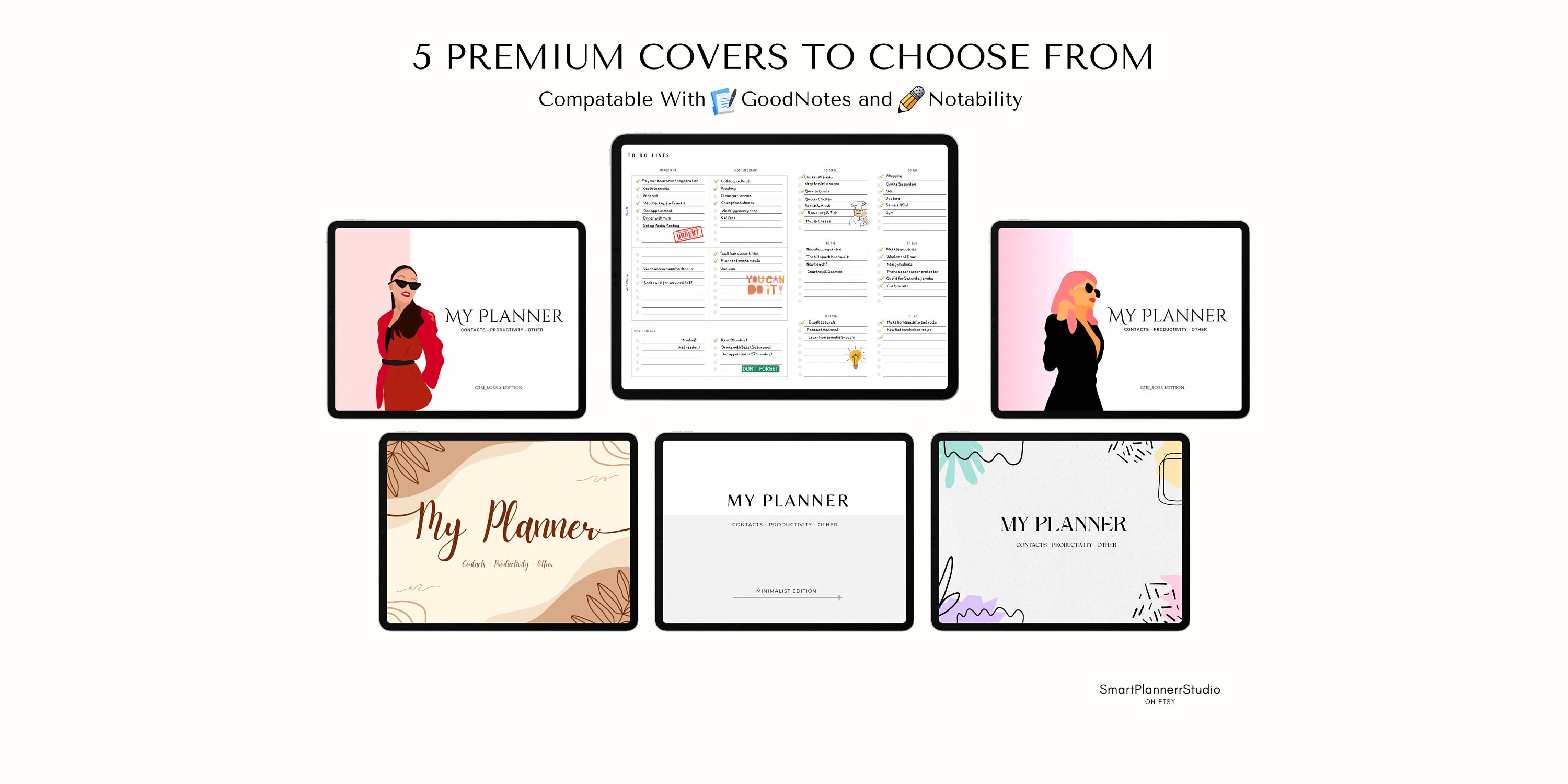 Digital Planner, 2023 2024 Digital Planner, Goodnotes Planner, Daily ...
