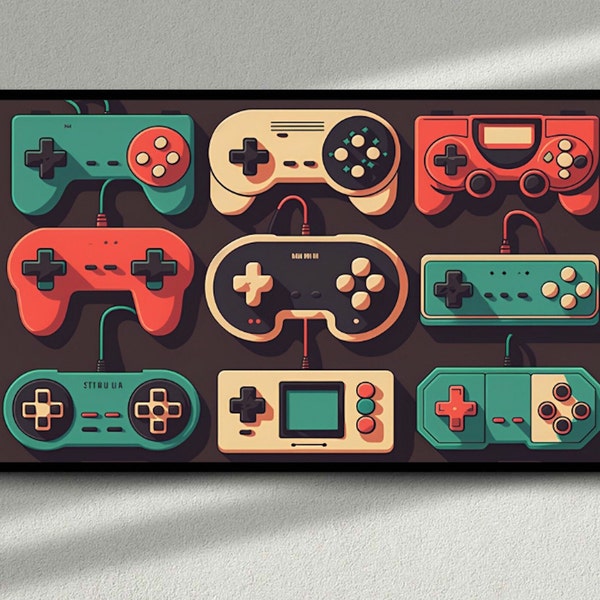 Game Controller Art - Etsy