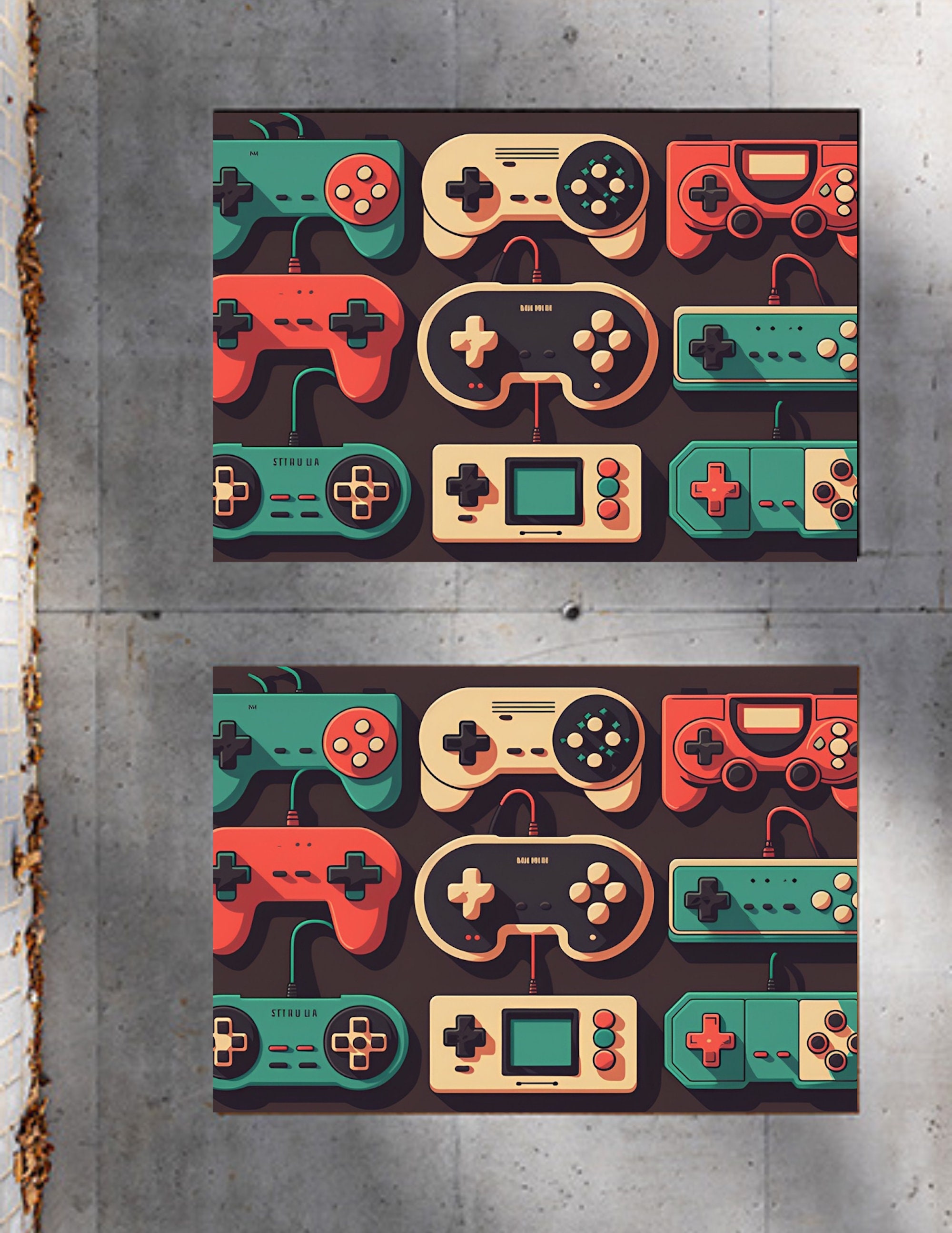 Printable Retro Game Controller Art Print, Controller Art Instant ...