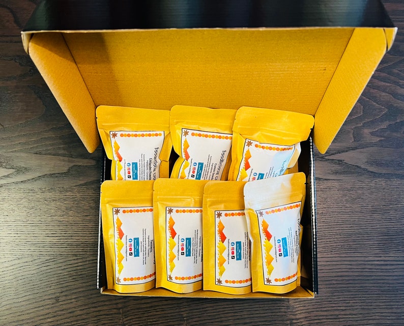 Beginners Spice Kit, 7 Spices Authentic Indian Cooking Kit, Quality ...