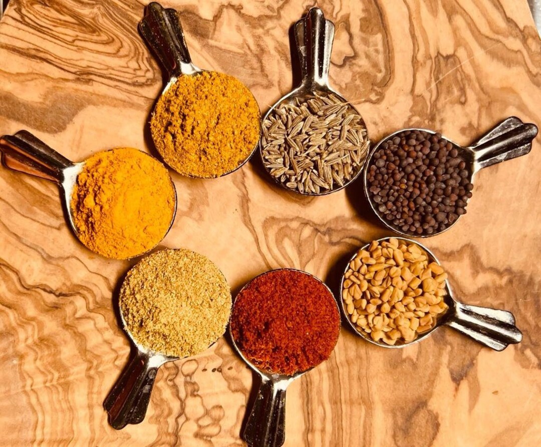Beginners Spice Kit, 7 Spices Authentic Indian Cooking Kit, Quality ...