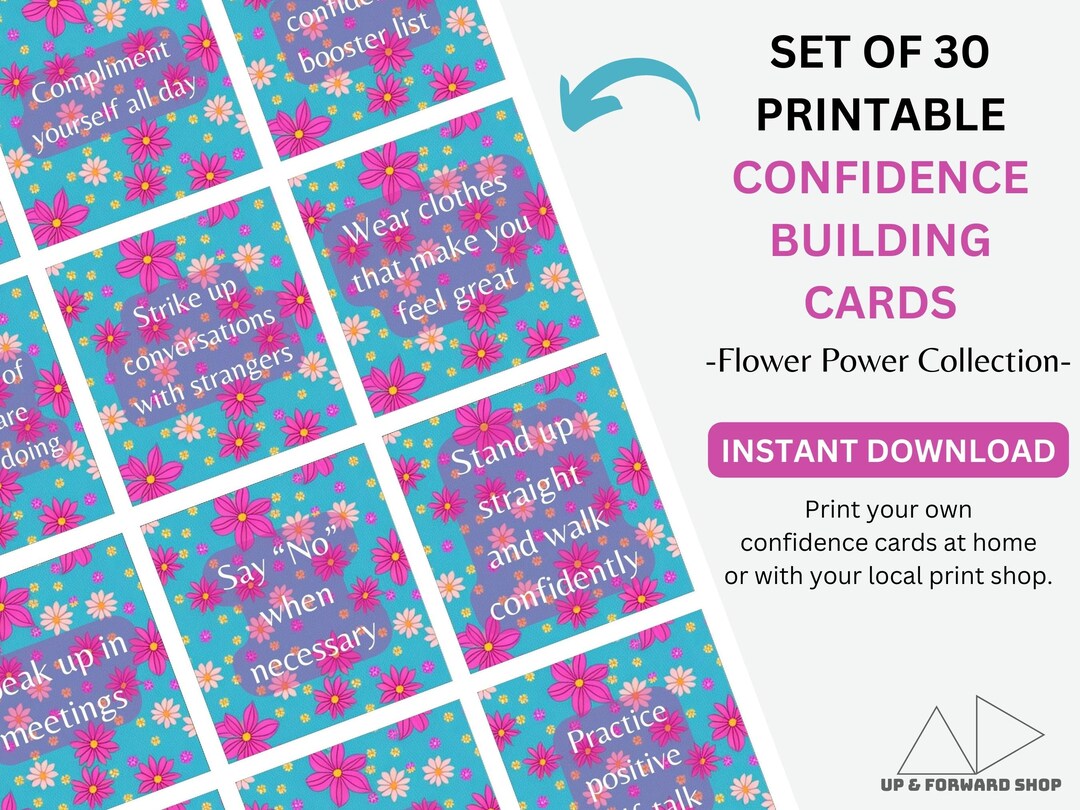 Printable Daily Challenges Cards for Personal Growth Drive Gratitude ...
