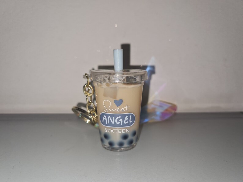 Miniature Bubble Tea With Moving Colour Liquid and Realistic Ice Cubes ...