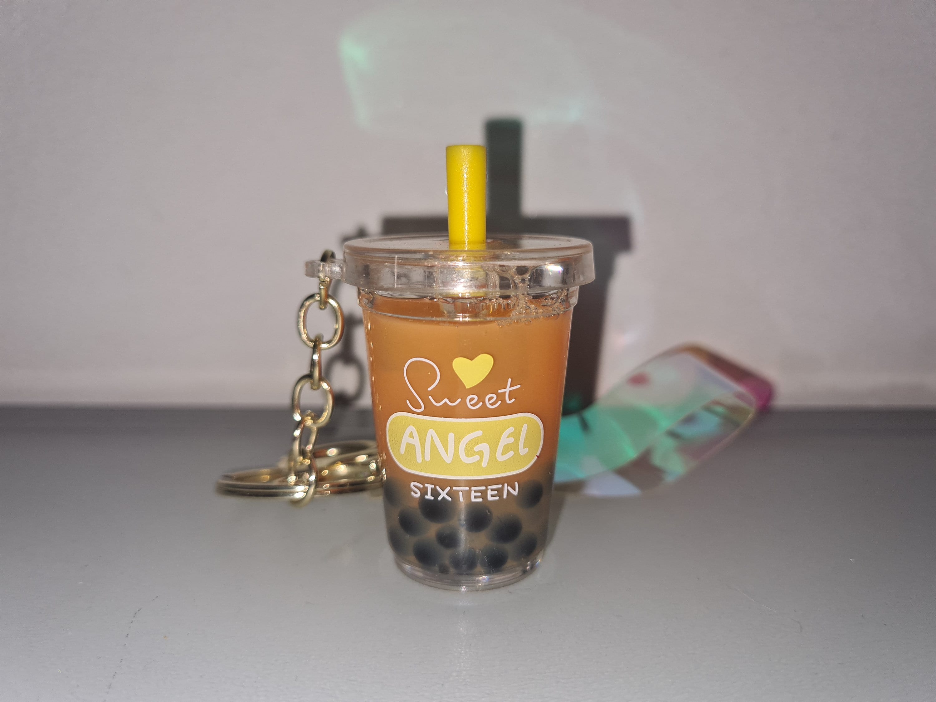 Miniature Bubble Tea With Moving Colour Liquid and Realistic Ice Cubes ...