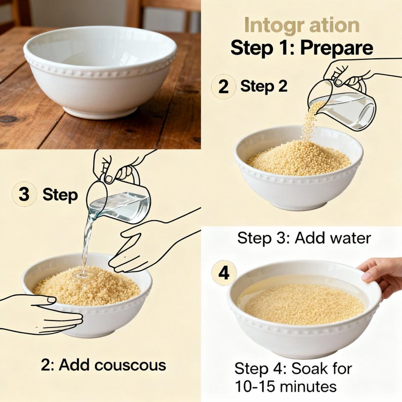 Authentic Moroccan Couscous Recipe PDF | Step-by-step Illustrated Guide | Traditional North ...