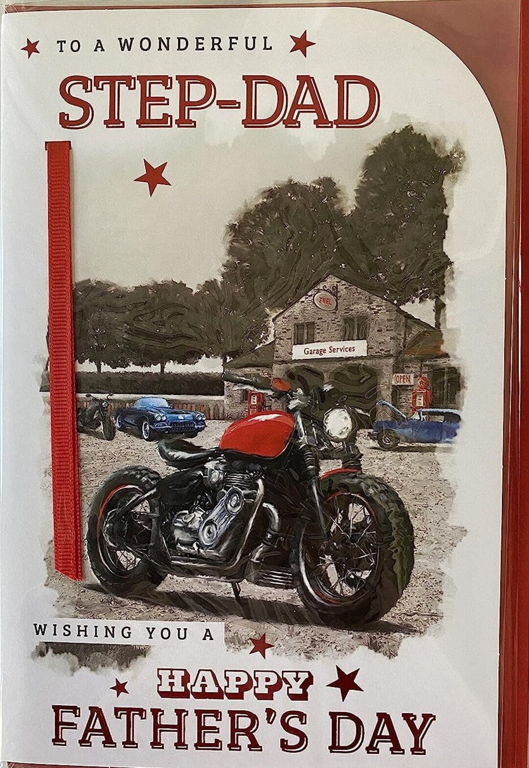 Step Dad Fathers Day Card Etsy